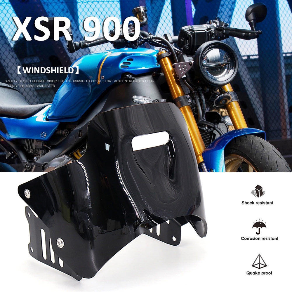 2022 2023 Windshield Windscreen Fit For YAMAHA XSR 900 XSR900 xsr 900 ...