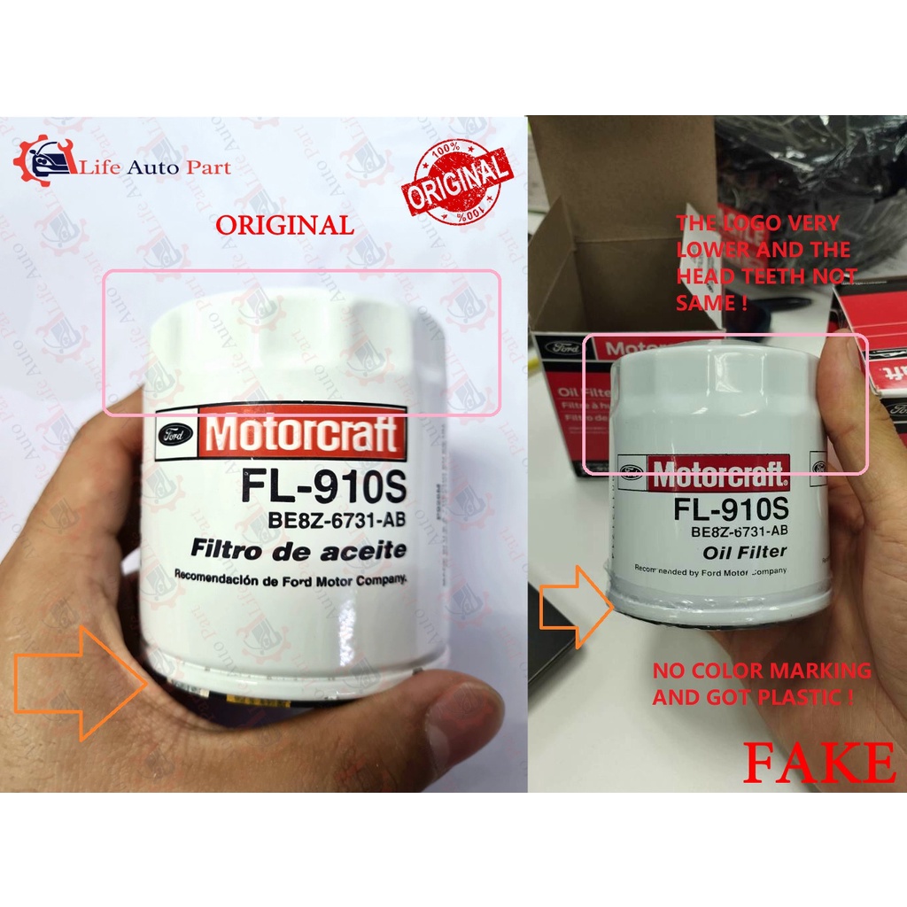 (Original) Motorcraft Ford Oil Filter Focus Fiesta Kuga Mondeo Mustang ...