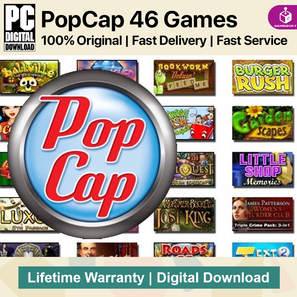 [PC GAME] Popcap 46 Game Collection [DIGITAL DOWNLOAD | OFFLINE ...