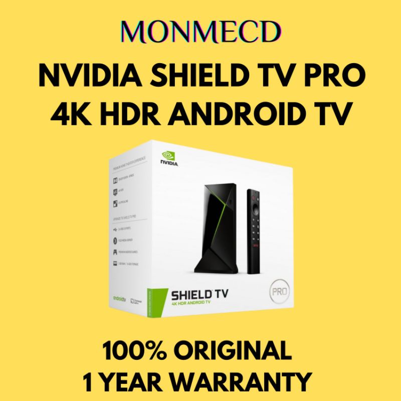 NVIDIA SHIELD TV PRO / 4K HDR Android TV / Streaming Media Player ...