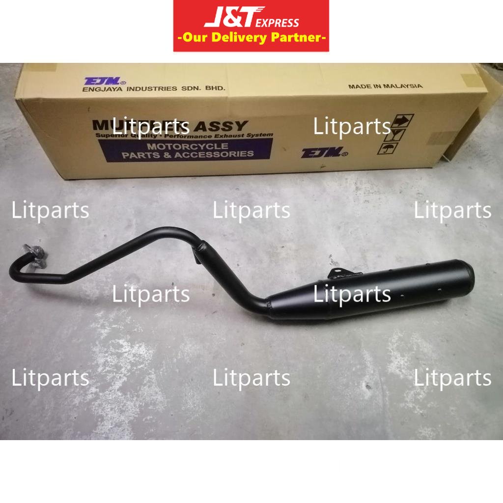 EJM Muffler Ekzos Exhaust Pipe Assy Premium Quality A-Class Honda Wave ...