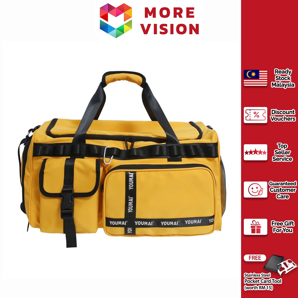 MV Bag Large Capacity Travel Bag Messenger Backpack Hand Carry Premium ...