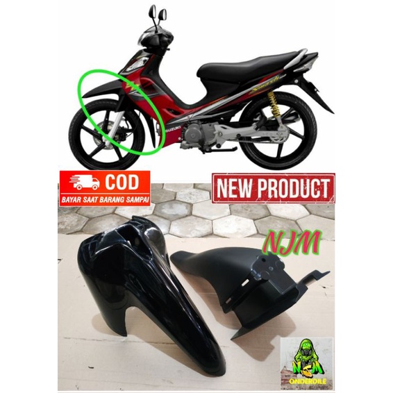 Suzuki Smash Smas New Thick Precision Front Fender Fenders | Shopee ...