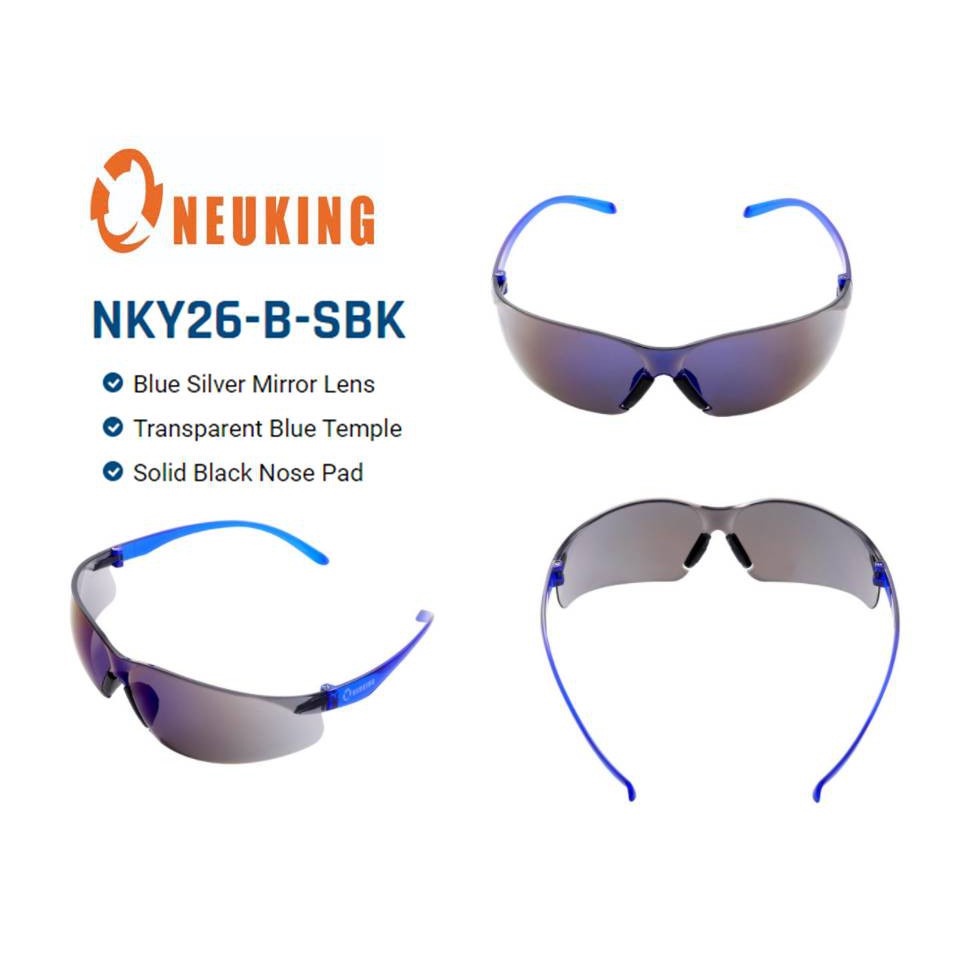 NEUKING SAFETY EYE WEAR SAFETY SPECTACLE SAFETY GLASSES NKY26-B-SBK ...