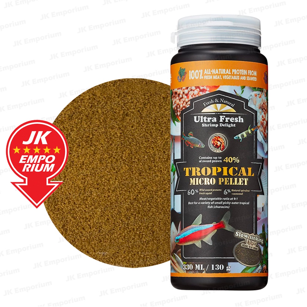 Azoo Ultra Fresh Tropical Micro Pellet For Small Picky-Eater Tropical ...