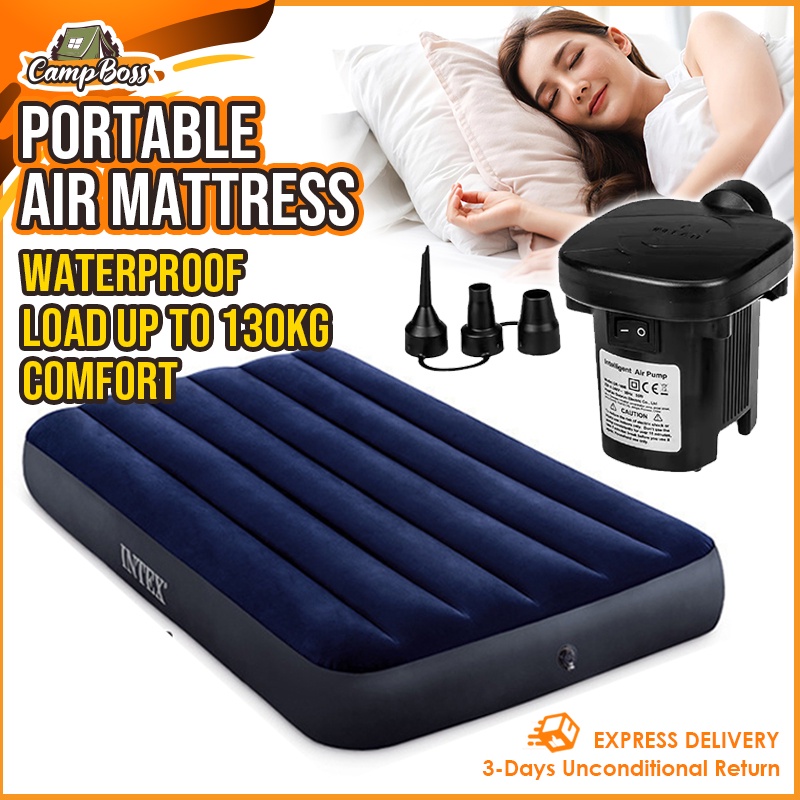 CampBoss 2M Intex Air Bed Inflatable Tilam Angin Camping Air Mattress ...