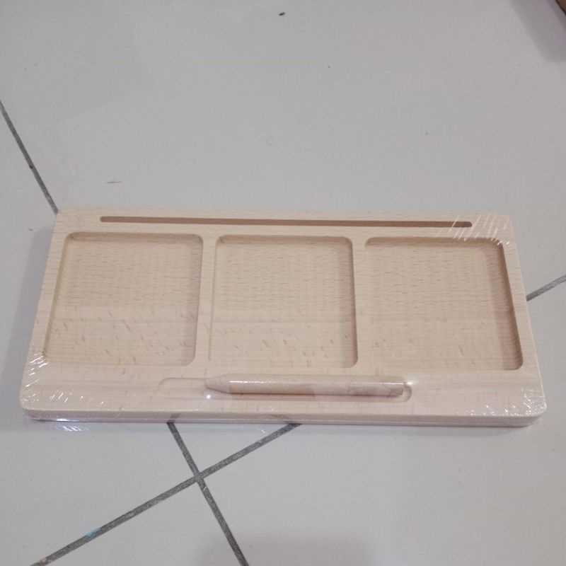 (Ready Stock) Montessori Teaching Aid Language Writing Sand Paper Tray ...