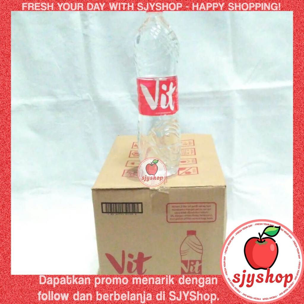 VIT Mineral Water 1500 ml / 1.5 liters BOTTLE / 1 box contains 12 pcs ...