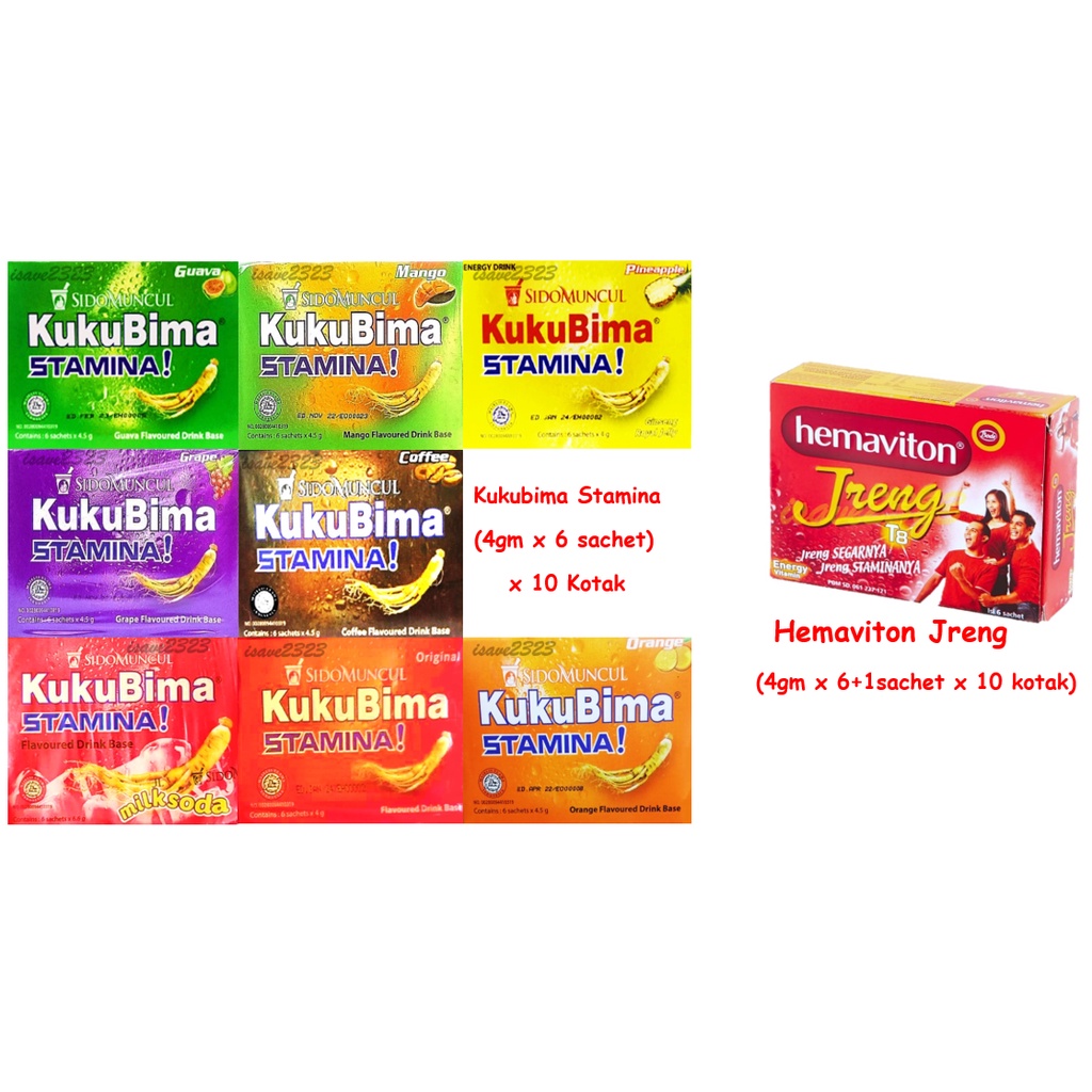 [HALAL] Kukubima Stamina Energy Drink (10 Kotak / Set) - 8 Flavours ...