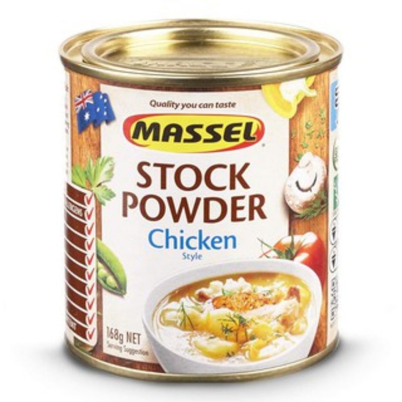 Massel Organic Stock Powder No MSG, Gluten Free Chicken Flavor, 168g ...