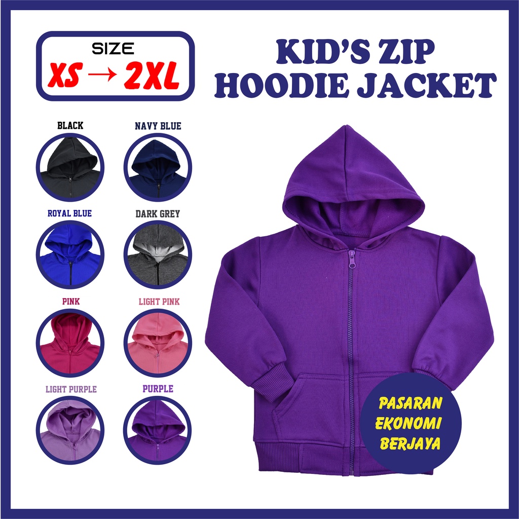 CHILDREN JACKET KIDS SWEATER ZIP HOODIE KANAK-KANAK BUDAK FASHION ...