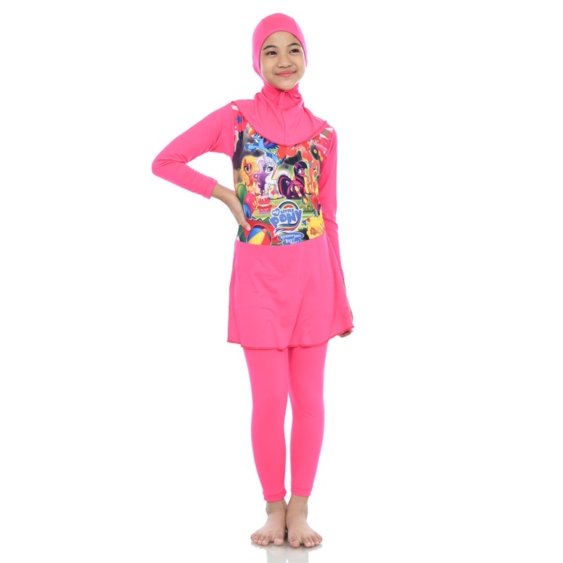 Laila Kids Muslimah Swimsuit/Elementary School Children's Swimsuit ...