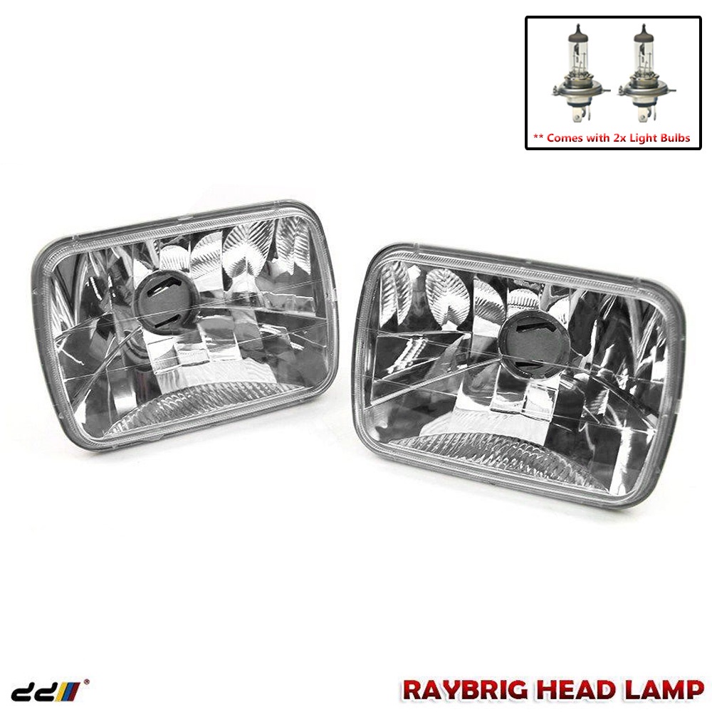 1 PAIR STANLEY RAYBRIG 7x6 Headlight Lights Lamp For Mazda RX-7 FC3S ...
