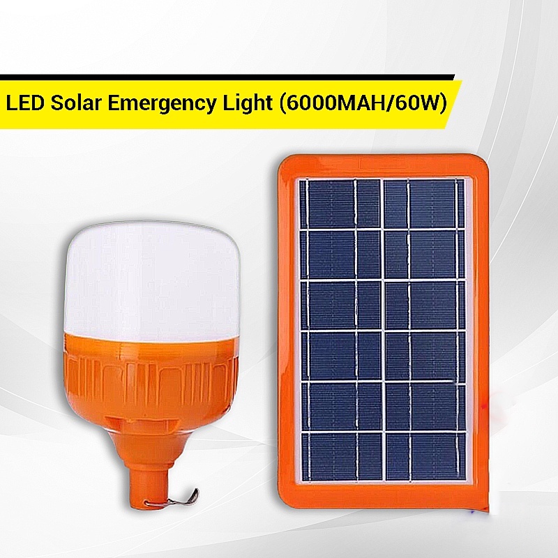 Crilight LED Solar Emergency Light Lamp Bulb Emergency Light (6000MAH ...