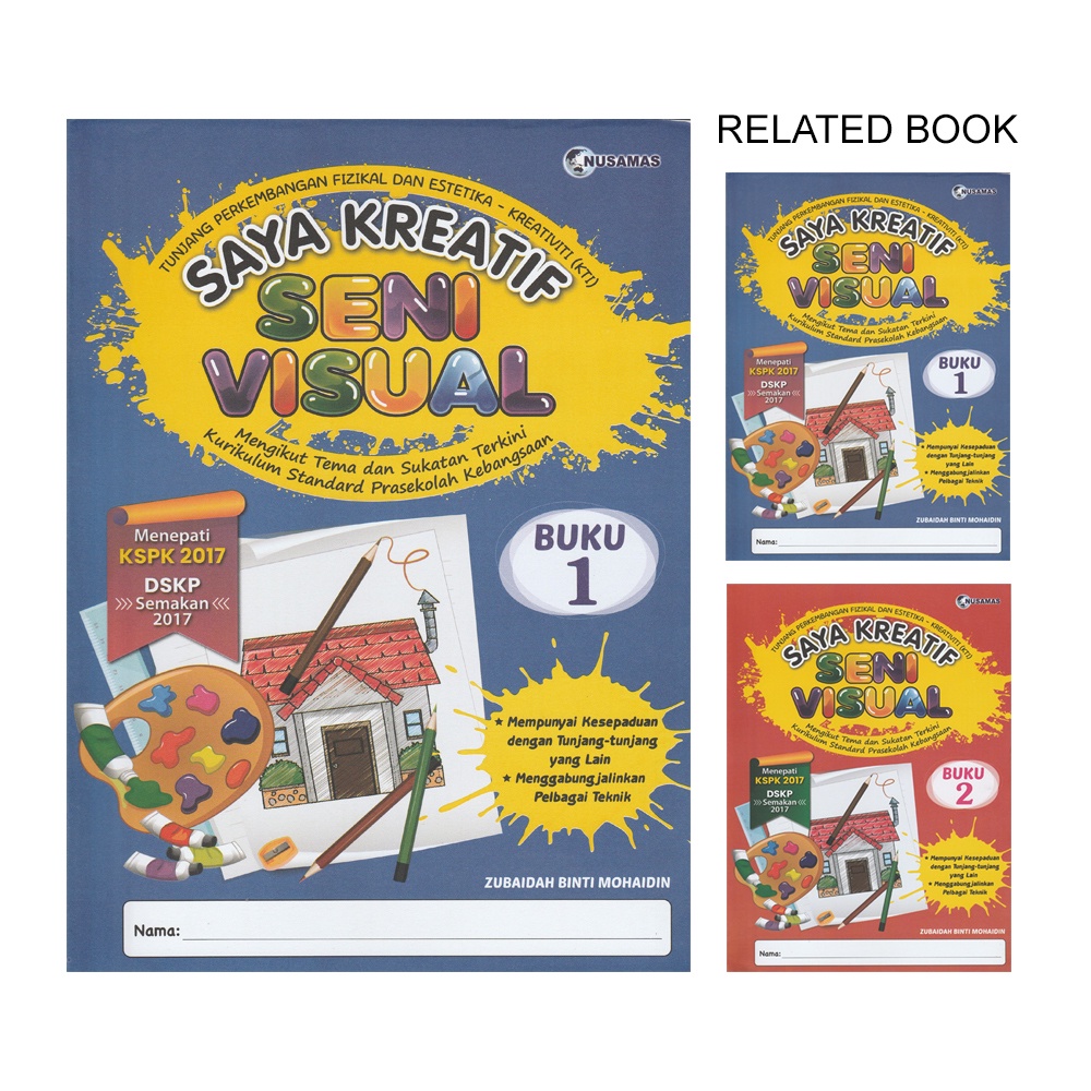 Nusamas | Activity Book | Saya Kreatif - Seni Visual (Buku 1, Buku 2 ...