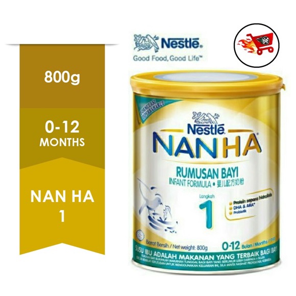 NAN HA 1 Infant Milk Formula 6 Tins 800g [exp 07 2025] | Shopee Malaysia