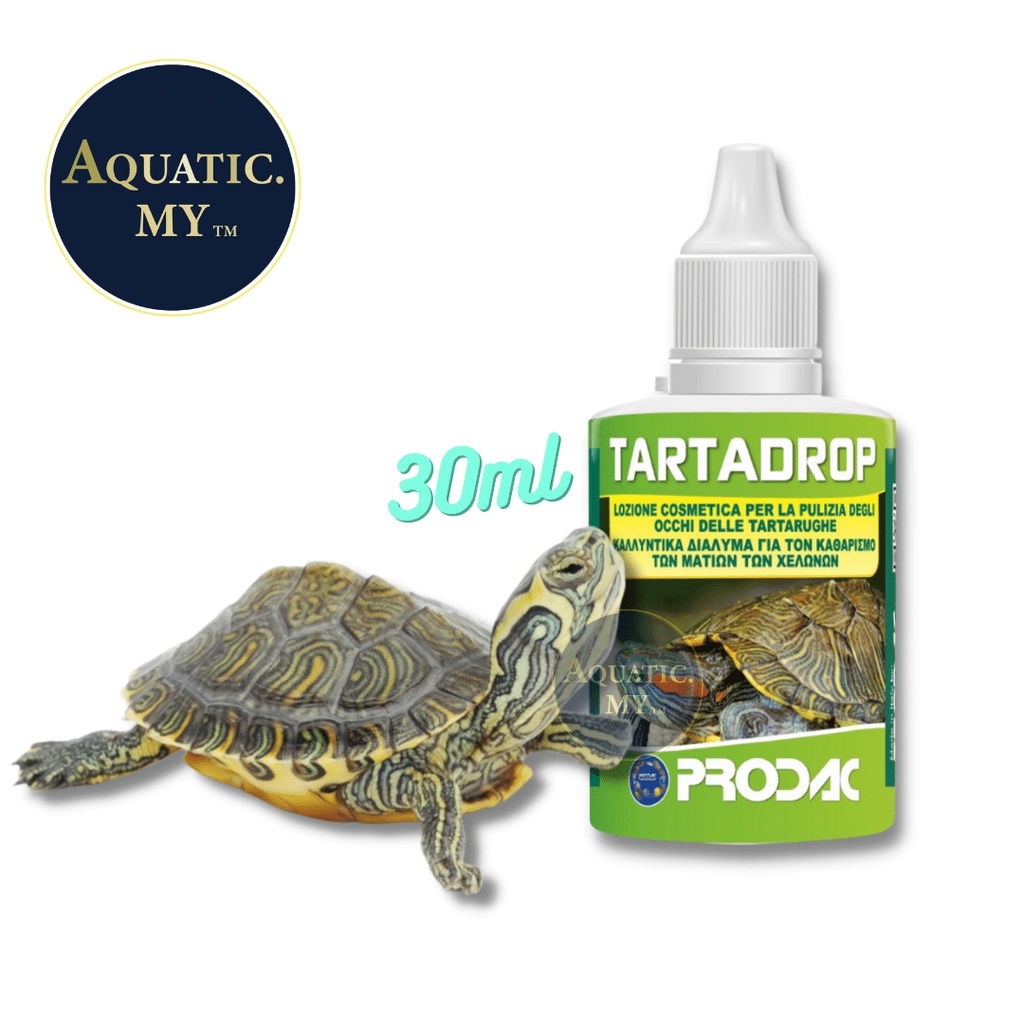 Prodac Tartadrop (30ml)Treating Turtle Swollen Eyes&Crusted Eyes/Turtle ...