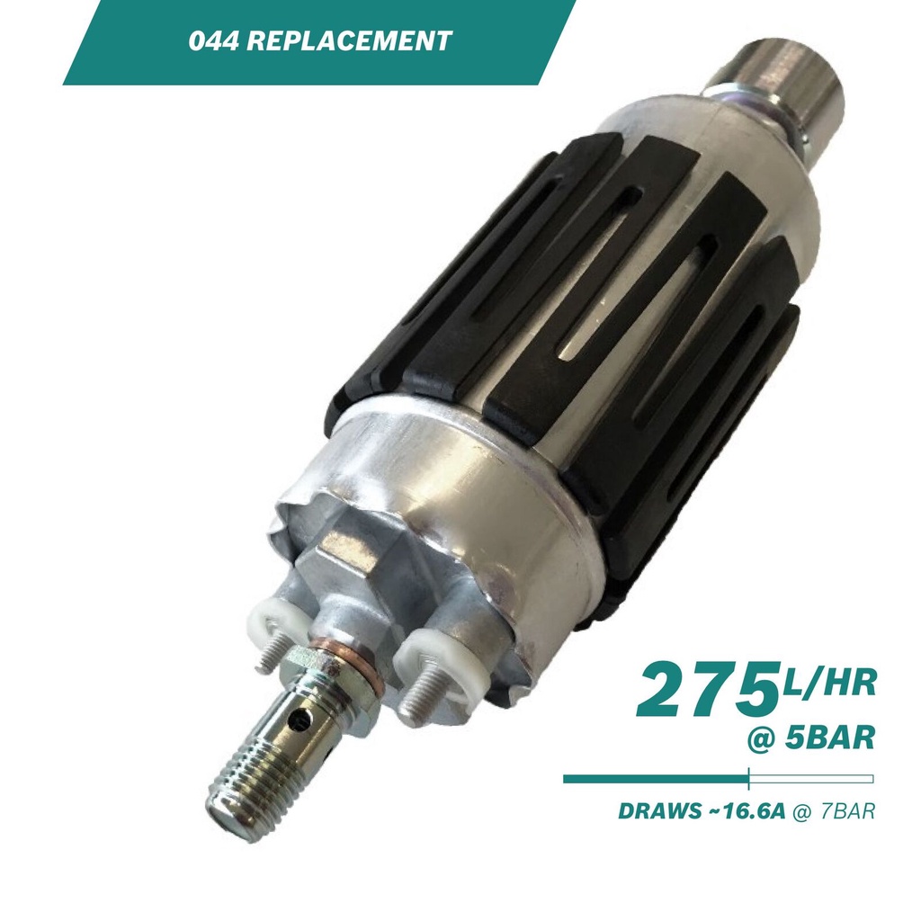 Bosch NEW 044 replacement External / In-Line Fuel Pump (275 lph ...