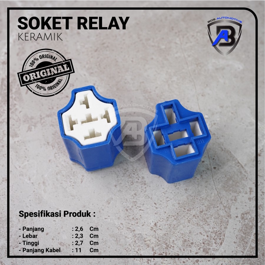 Ceramic Relay Housing/Relay Socket/Relay Cable Socket/5-Pin Foot (Blank ...