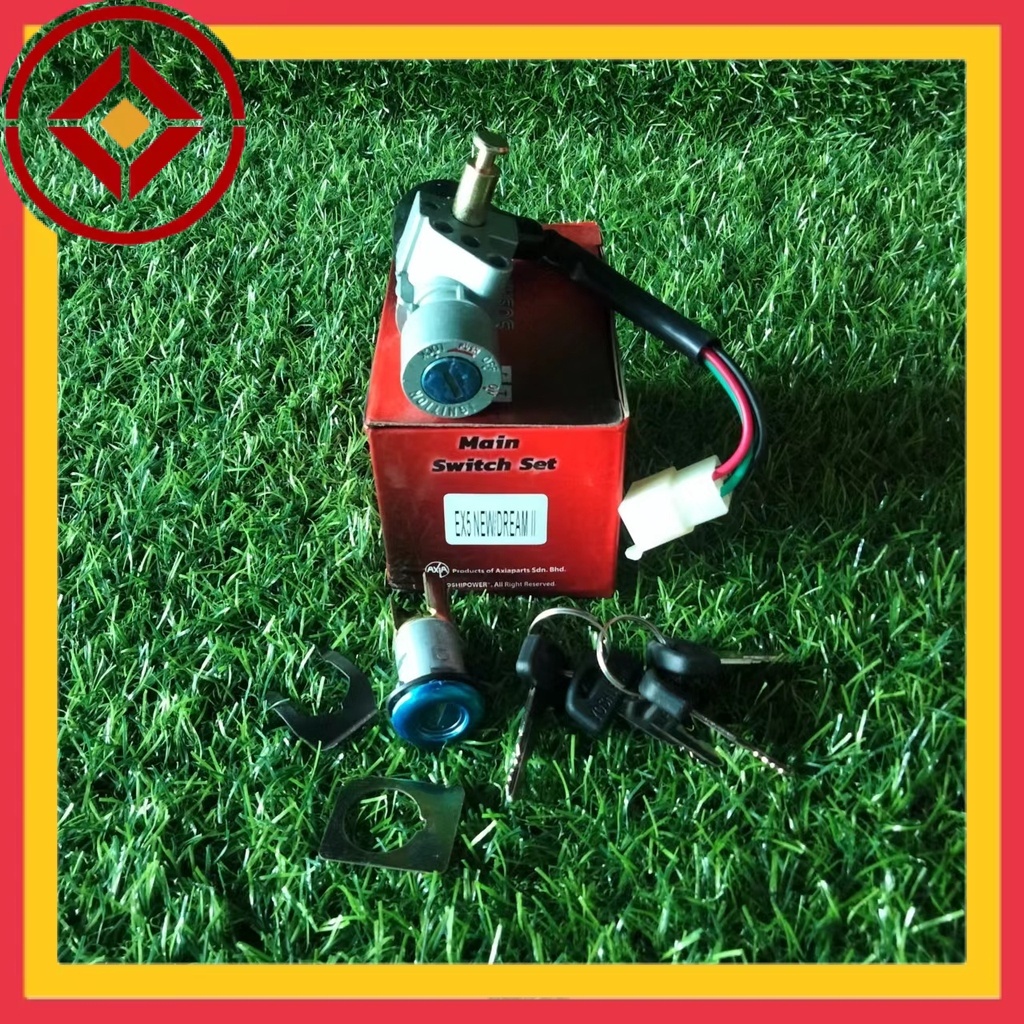 MAIN SWITCH SET HONDA EX5 HIGH POWER EX5 DREAM MAIN SWITCH & SEAT LOCK ...
