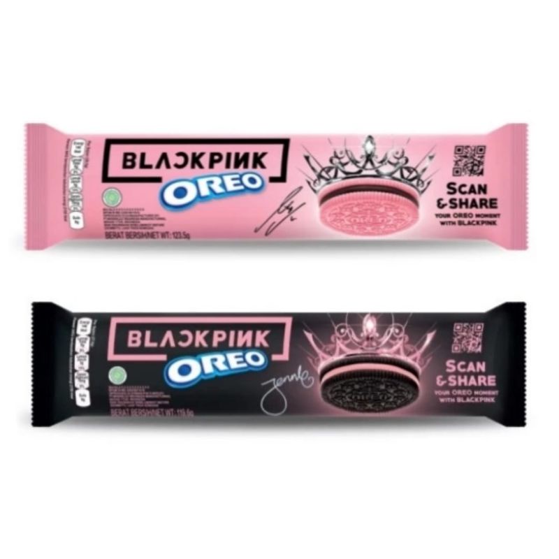 Oreo Blackpink Sandwich Cookies 123gr Limited Edition | Shopee Malaysia