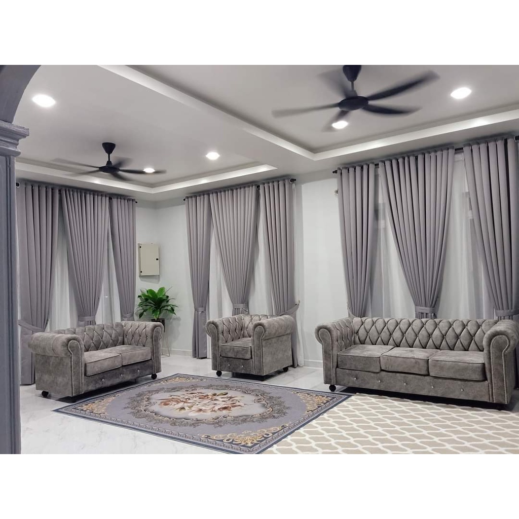 Sofa Basic Chesterfield ( FREE DELIVERY)High Quality Sofa 3/2/1 Seater ...