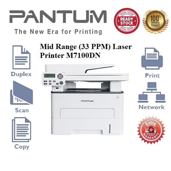 [Ready Stock] Pantum M7100DN USB High-Speed Scan Copy Print Printer ...
