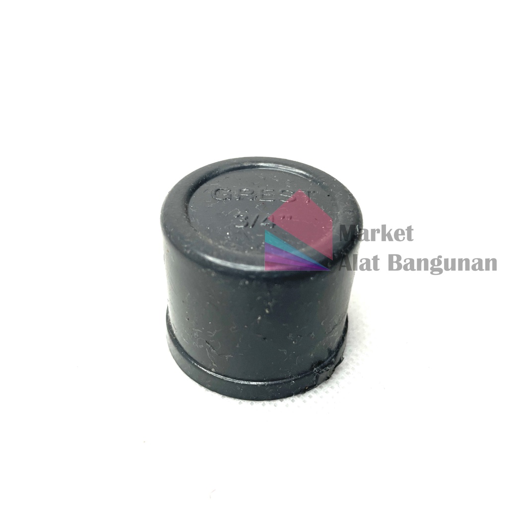 Dop 3/4" / 3/4 Inch PVC Paralon Pipe Cap | Shopee Malaysia