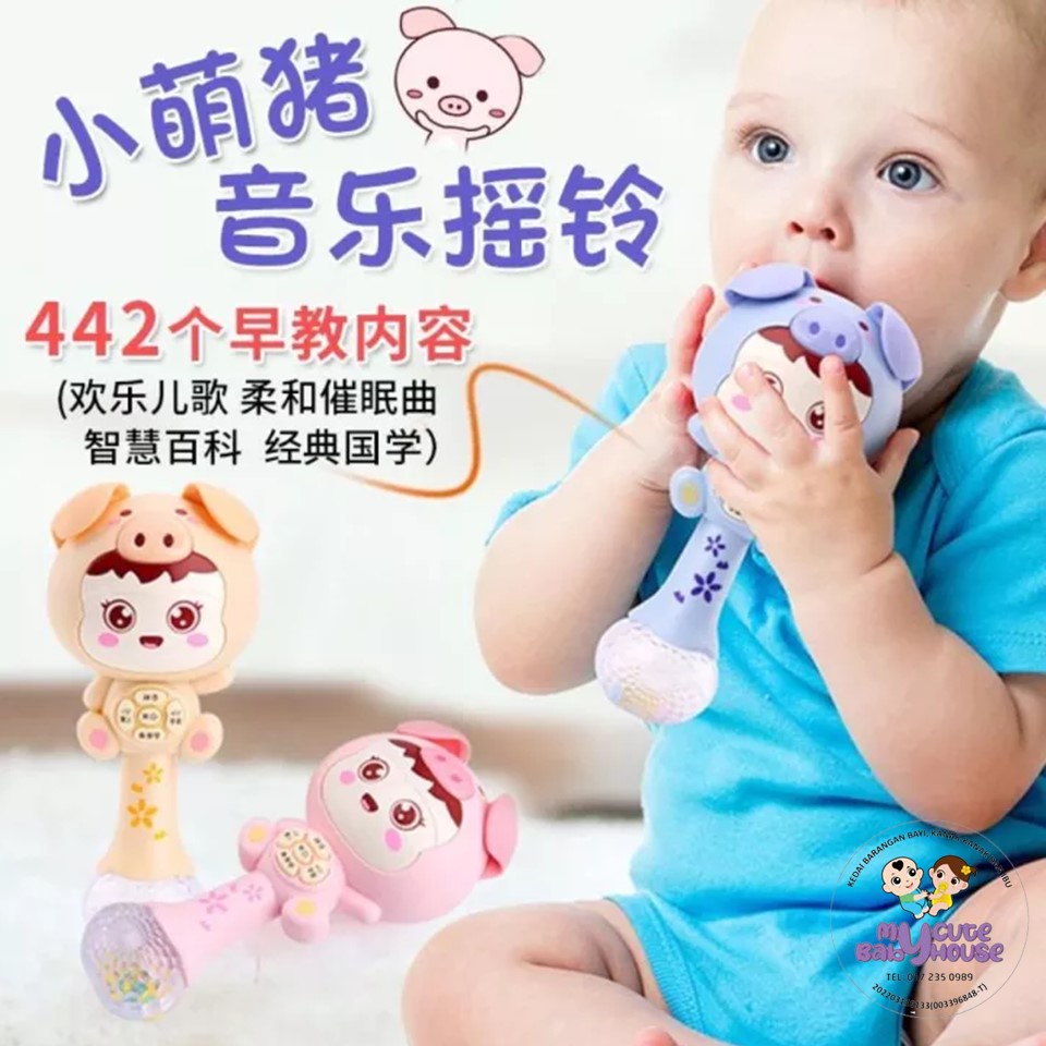 【Ready Stock】 Bevavar Baby Rattles Kids Musical Toys | Dynamic Rhythm ...