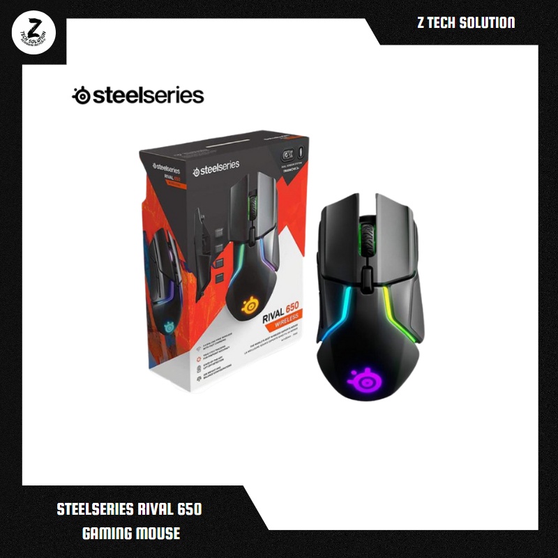 SteelSeries Rival 650 Wireless RGB Gaming Mouse (62456) | Shopee Malaysia