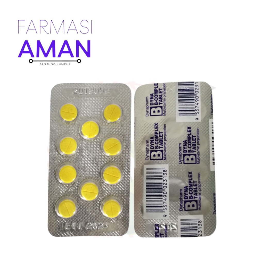 Dyna B-Complex Tablet 100mg 10's | Shopee Malaysia