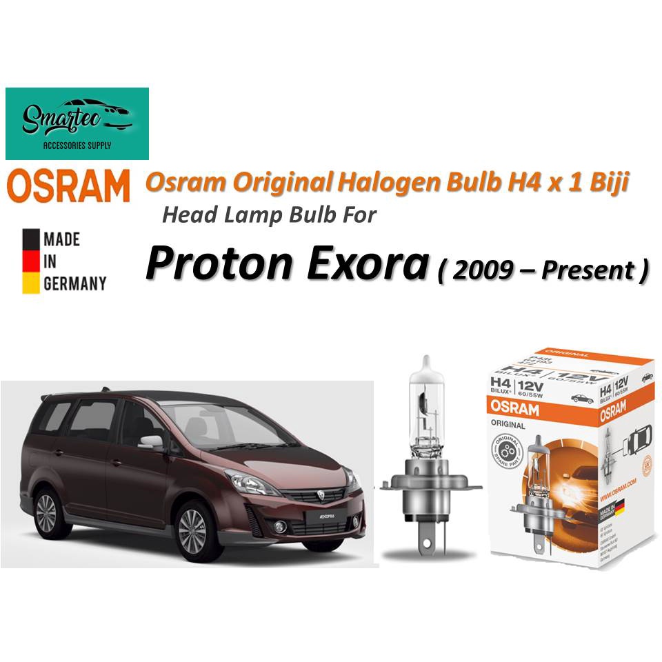1 Biji x Osram Original Halogen Bulb H4 12v - Proton Exora ( 2009 ...