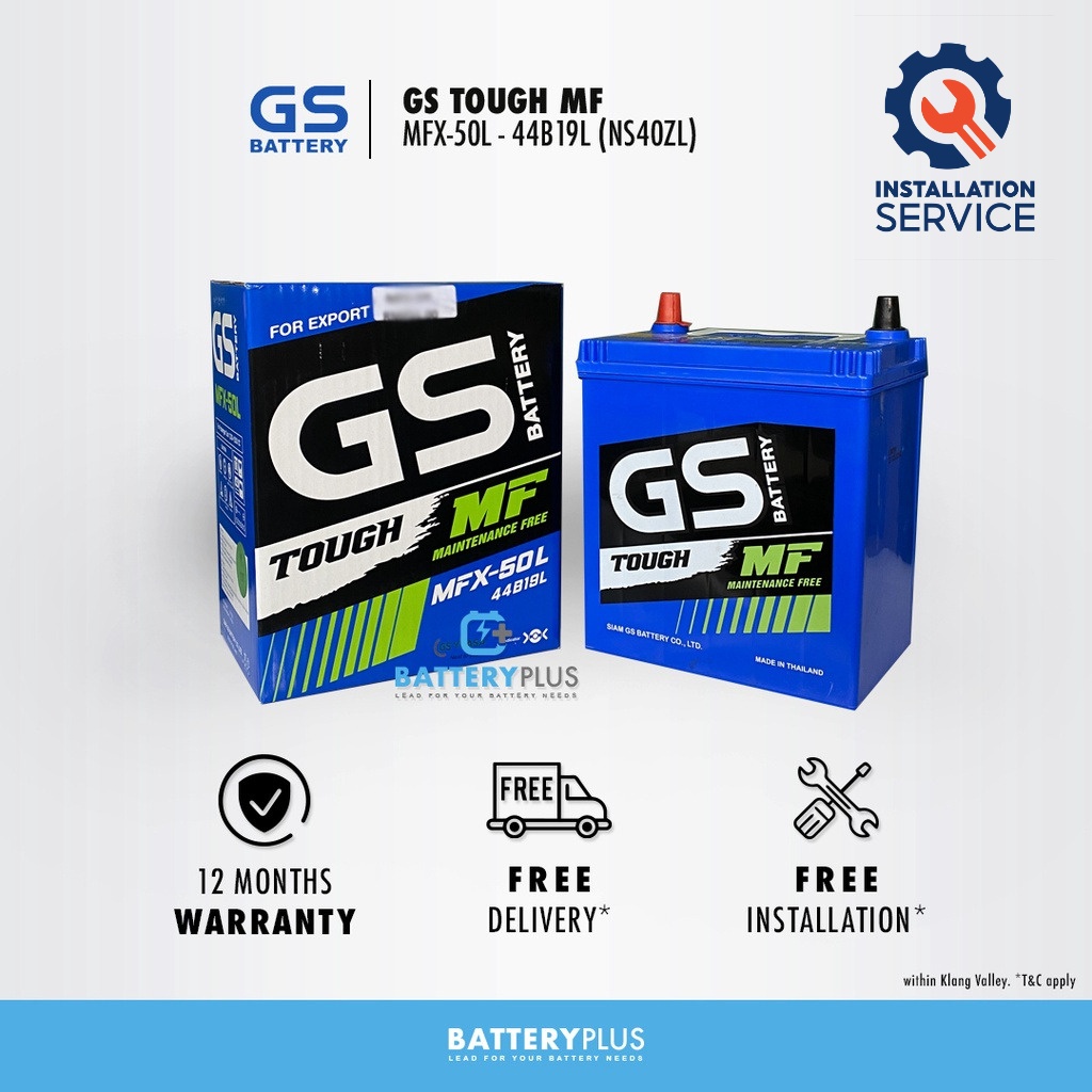 [ Installation Provided ] 44B19L | NS40ZL | MFX-50L GS Tough MF Car ...