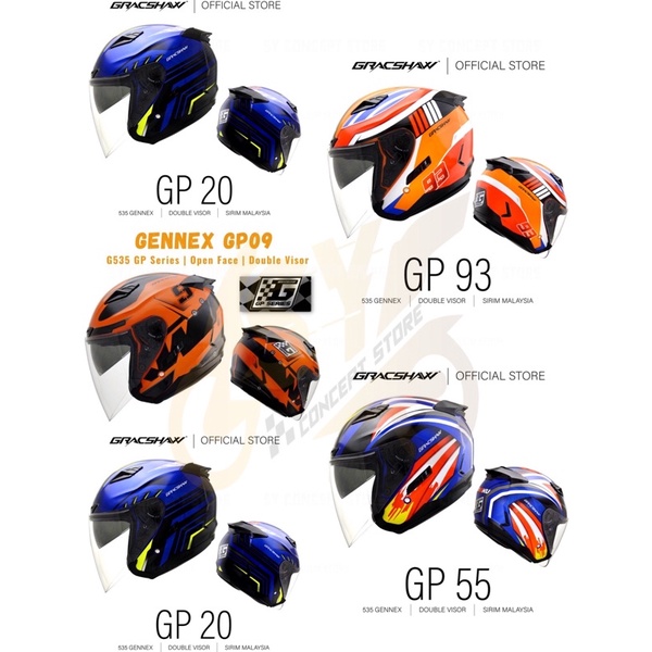 GRACSHAW G535 GENNEX / SIRI GP（GP46 & GP93 & GP9 & GP20 & GP55）NEW ...