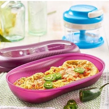 ( LOWEST PRICE ) Tupperware Micro Delight Microwaveable Omelette Meal ...