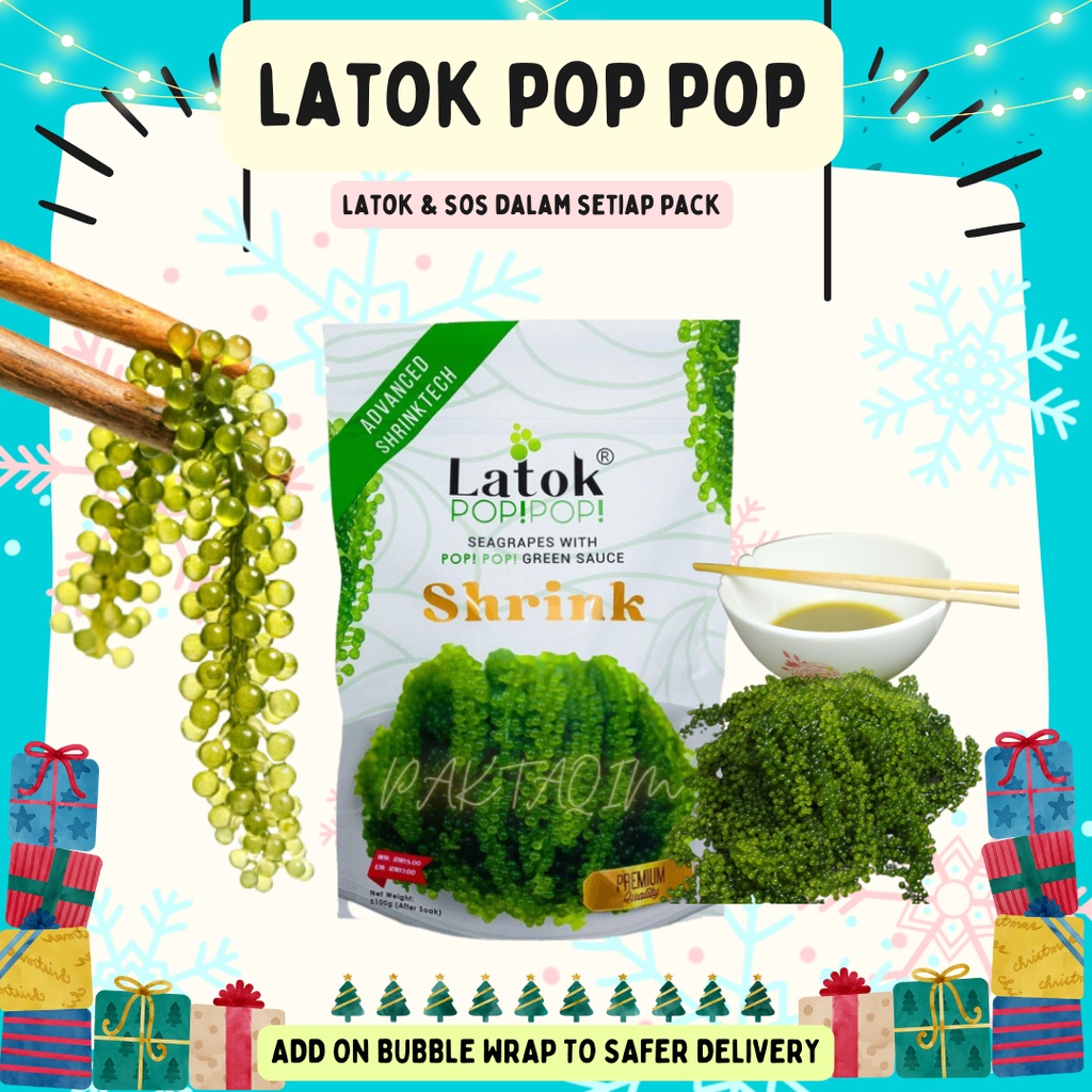 🚚POS SETIAP HARI🚚LATOK POP POP/ANGGUR LAUT/SEAWEED/SEAGRAPE/LATOK/SNEK ...