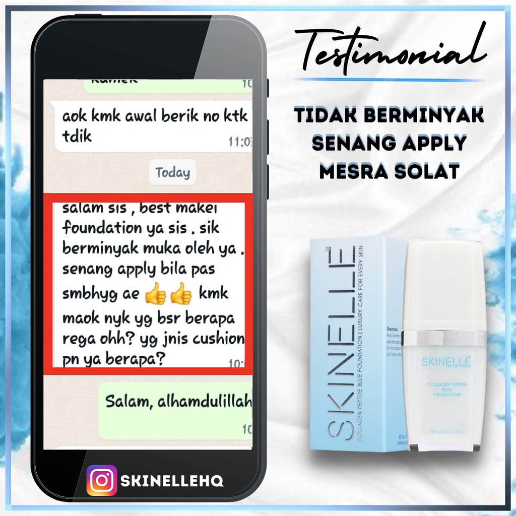 skinelle blue foundation(FREE POSTAGE) | Shopee Malaysia