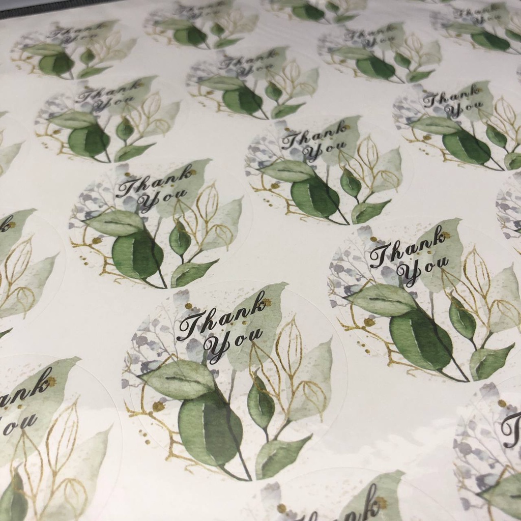 Sticker TERIMA KASIH | 50pc | Sticker Kawin | Pelekat Terima Kasih ...