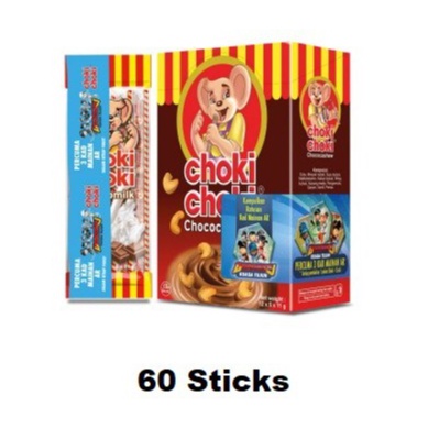 60 Sticks Choki Choki Chocomilk Chocolate Paste Stick 10g Each / Choki ...