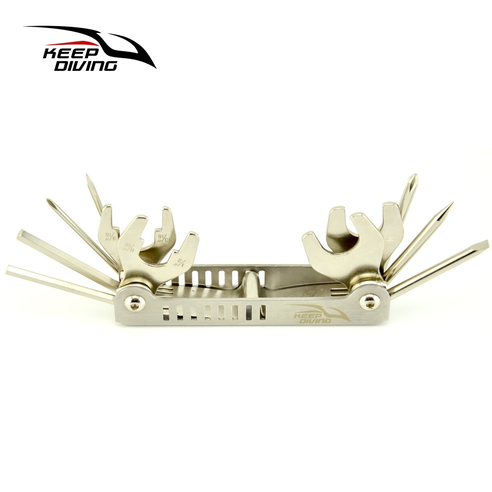 KEEP DIVING 13 In 1 304 Stainless Steel Diving Tool Set Save a Dive Kit ...