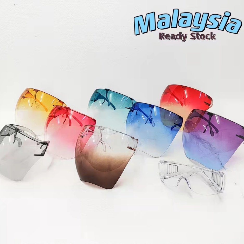 Acrylic Face Shield Protective Visor Welding Shield Cermin Muka Color ...