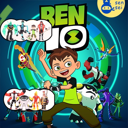 SENSEITOY BEN 10 FIGURES 12CM ACTION FIGURE ALIEN TENNYSON FIGURE ...