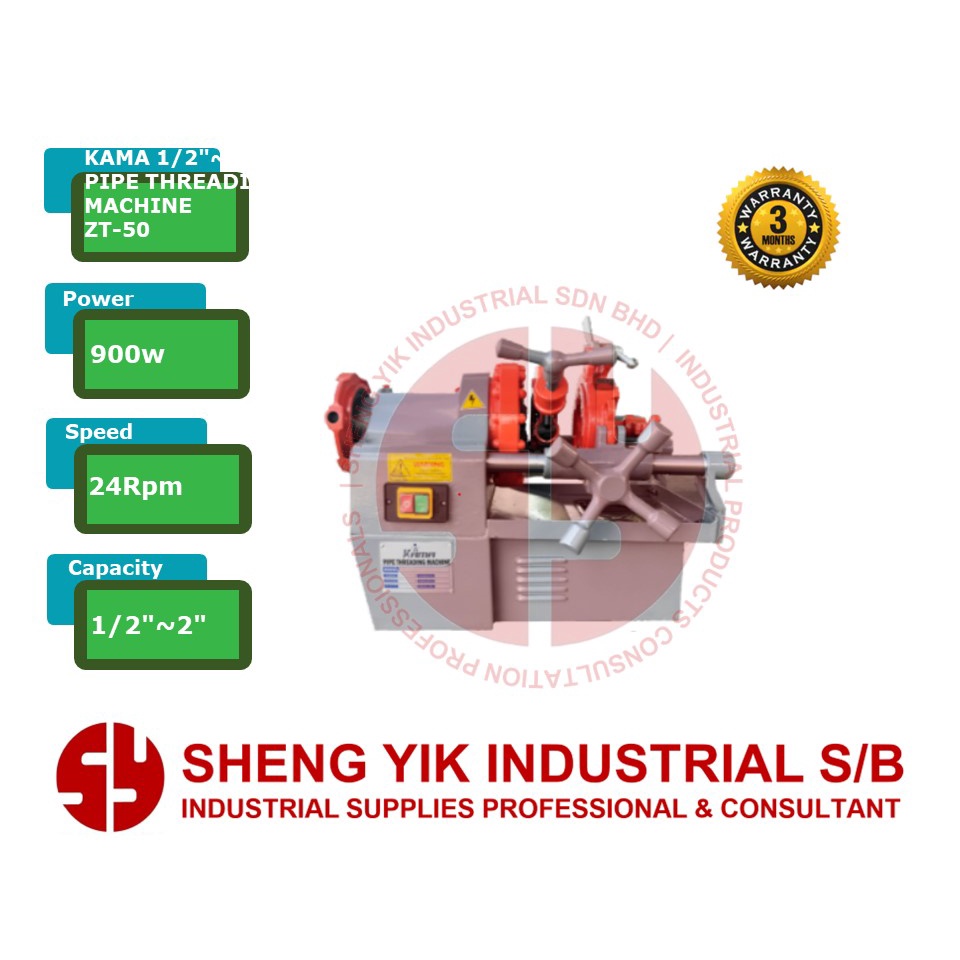 SYI KAMA 1/2"~2" PIPE THREADING MACHINE ZT-50 | Shopee Malaysia