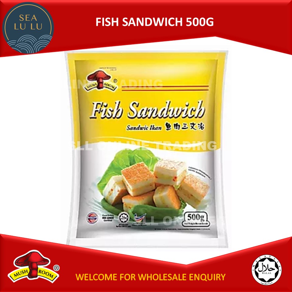 QL MUSHROOM 鱼肉三文治 500g QL MUSHROOM FISH SANDWICH 500g [火锅必备] ⚠️ KLANG ...
