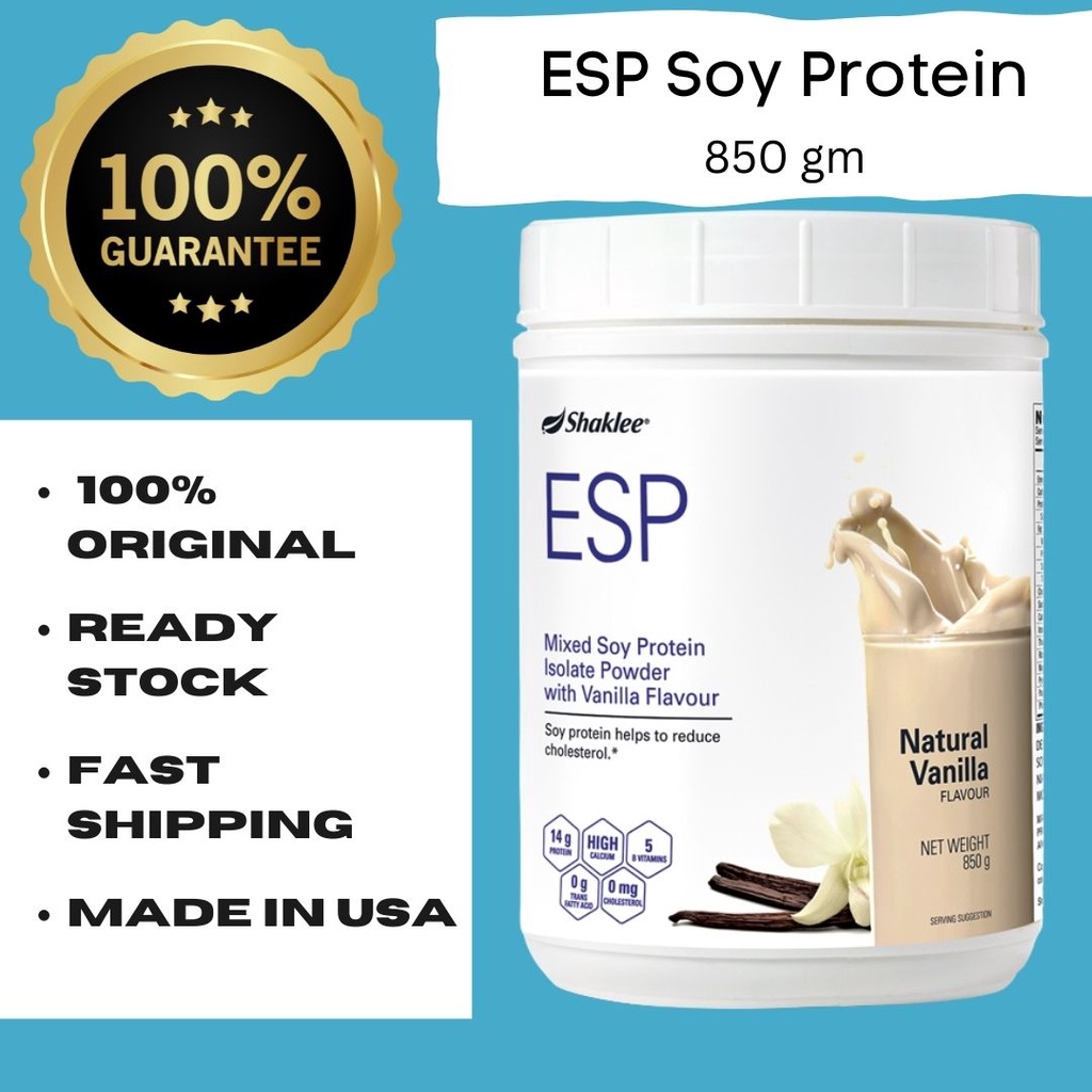 ESP Mixed Soy Protein Isolate Powder with Vanilla Flavour ( Protein ...
