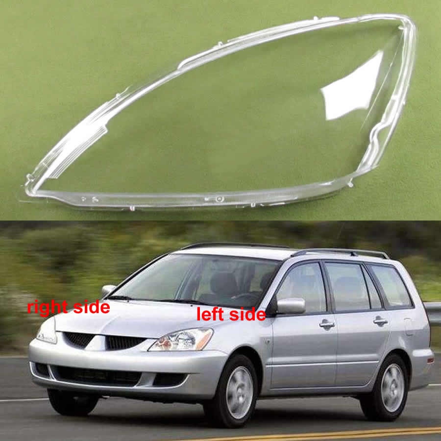 For Mitsubishi Lancer 2003 2004 2005 2006 Front Headlight Transparent ...