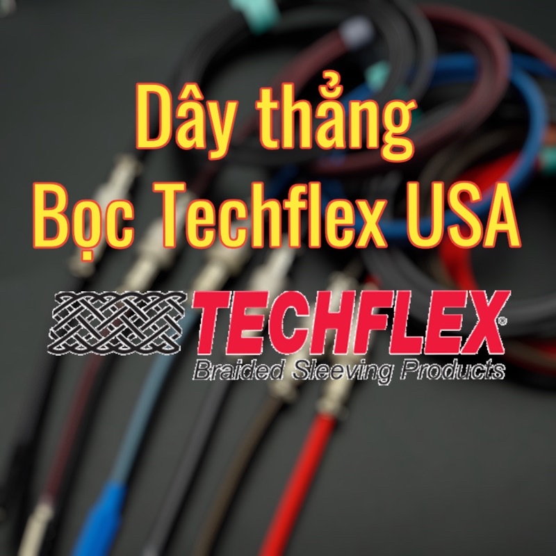 Genuine TECHFLEX USA coated Custom mechanical keyboard cable - Straight ...