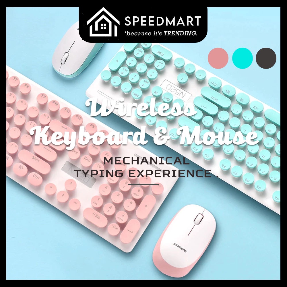 Mofii 666 N520 Retro Round Key Mechanical Keyboard Colourful Jellybean ...