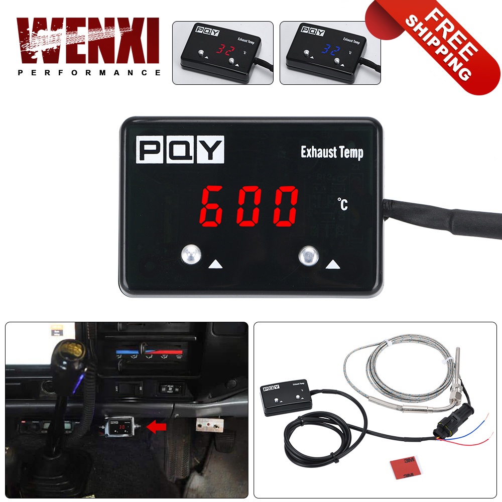Car Exhaust Temp Gauge Exhaust Gas Meter Digital With Sensor EXT ...