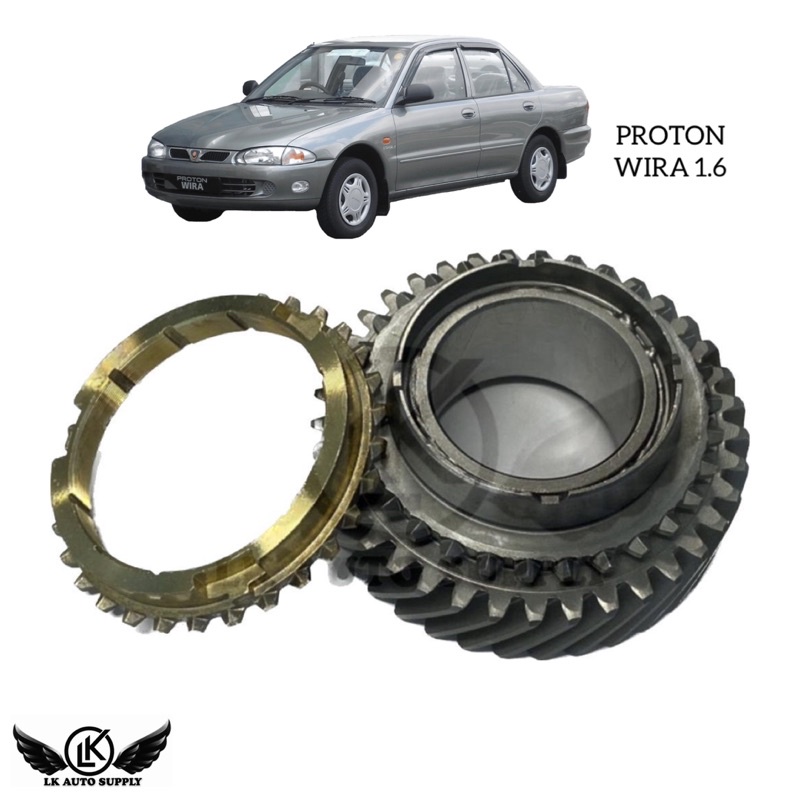 SPEED TRANSMISSION GEAR 5TH 37T WITH COPPER GEAR PROTON WIRA 1.6 (MD ...